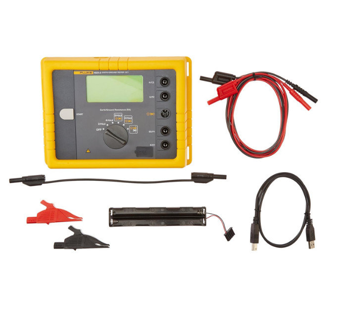 Fluke 1623-2 GEO Earth Ground Tester Kit 1623-2 GEO زمین مقاومت زمین متر