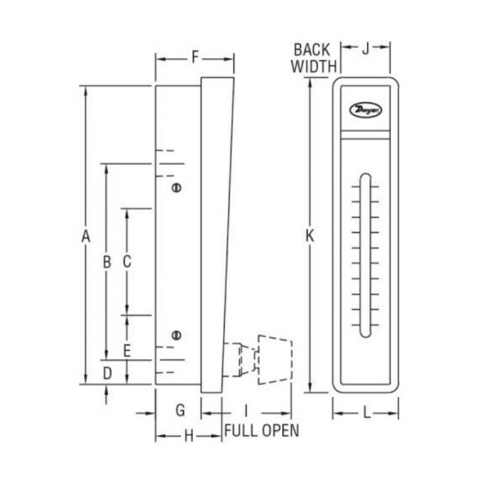 جریان سنج هوا RMB-SSV RMC 2 اینچی با شیر فولادی ضد زنگ